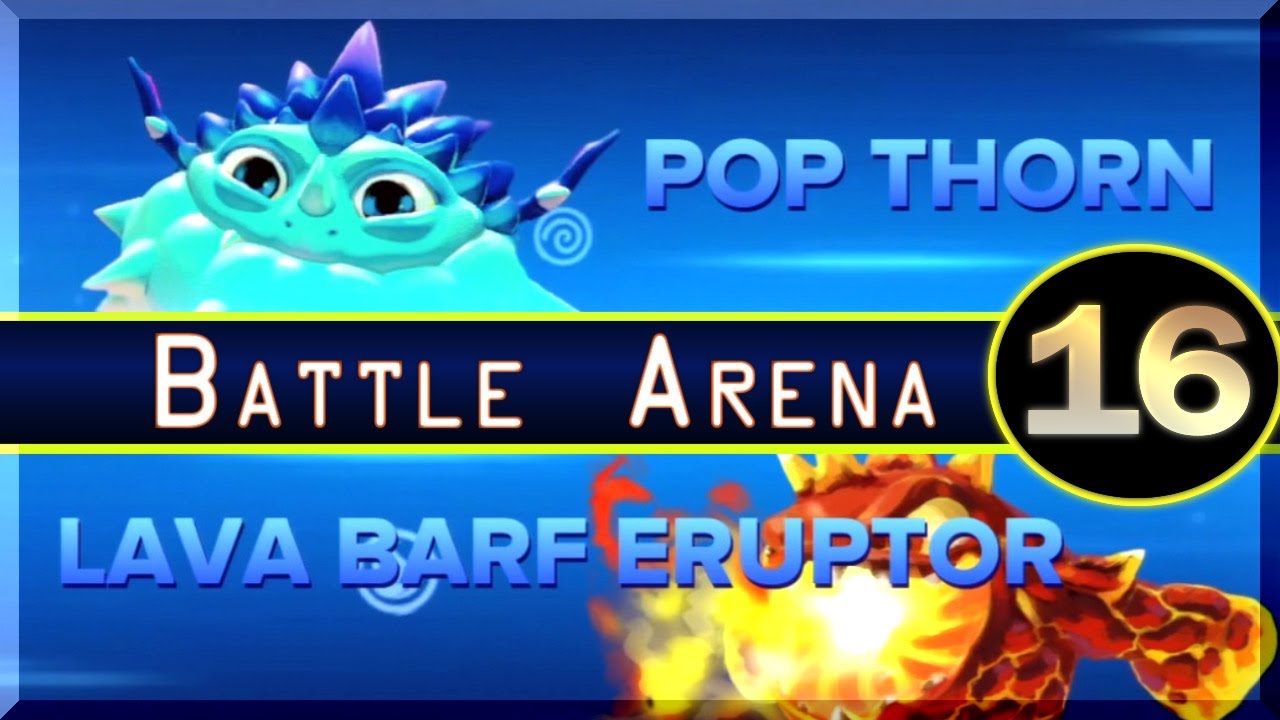 Skylanders Swap Force Pop Thorn Vs Lava Barf Erupter Multiplayer Battle ...