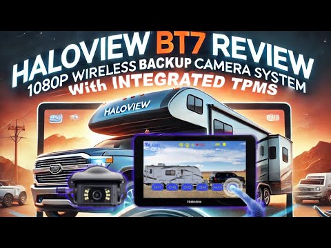 HaloView BT7 TPMS 1080P Wireless Backup Camera System /w Integrated ...