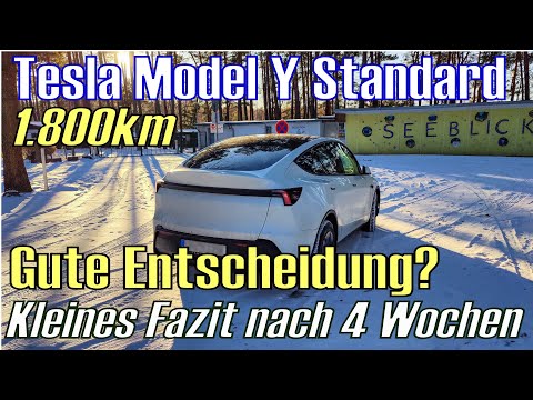 Tesla Model Y Standard kleines Fazit nach 4 Wochen und 1.800 km - Gute Entscheidung oder nicht?