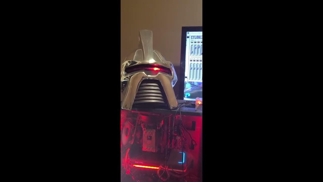 Cylon vocoder program testing - YouTube