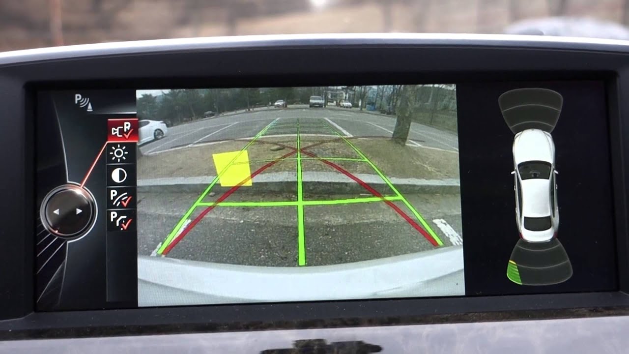 BMW 640d GranCoupe - side-view camera & rear-view camera - YouTube