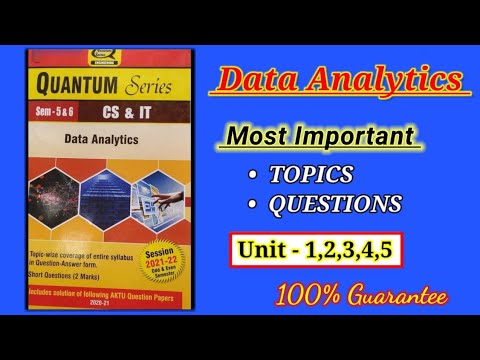 data analytics important question for aktu exam | data analyst ...