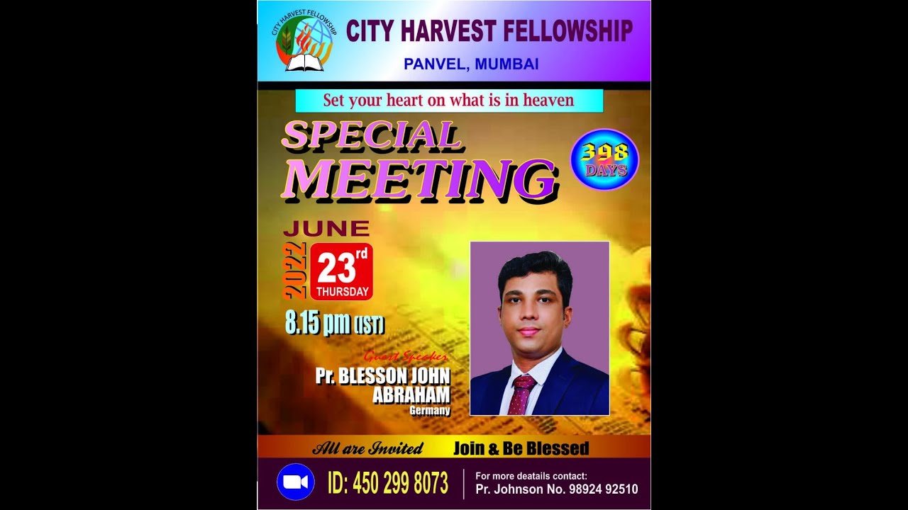 Pr.Blesson John Abraham (Germany) - YouTube