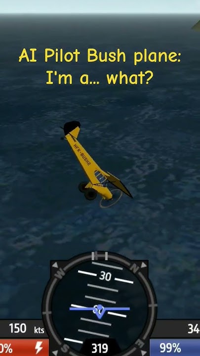 When Pilot can't control the AI Pilot Bush Plane! #simpleplanes #wizard ...