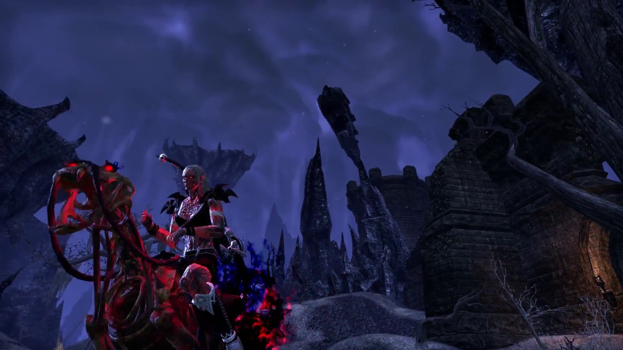 ESO Skeletal senche mount showcase - YouTube