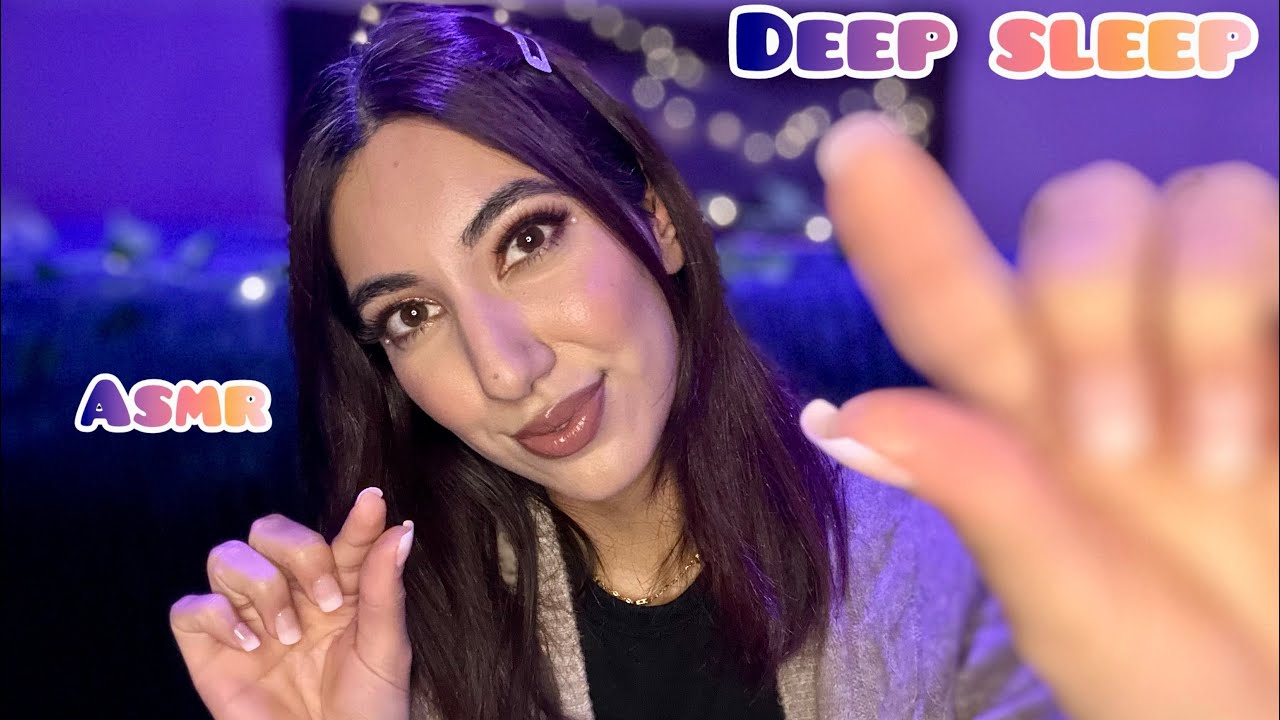 ASMR Relaxing Hand Movements, Face Touching & Gentle Negative Energy ...