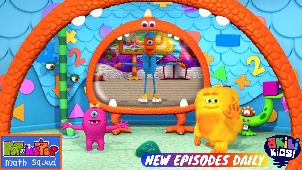 Monster Math Squad | The Best Racer | Akili Kids! - YouTube