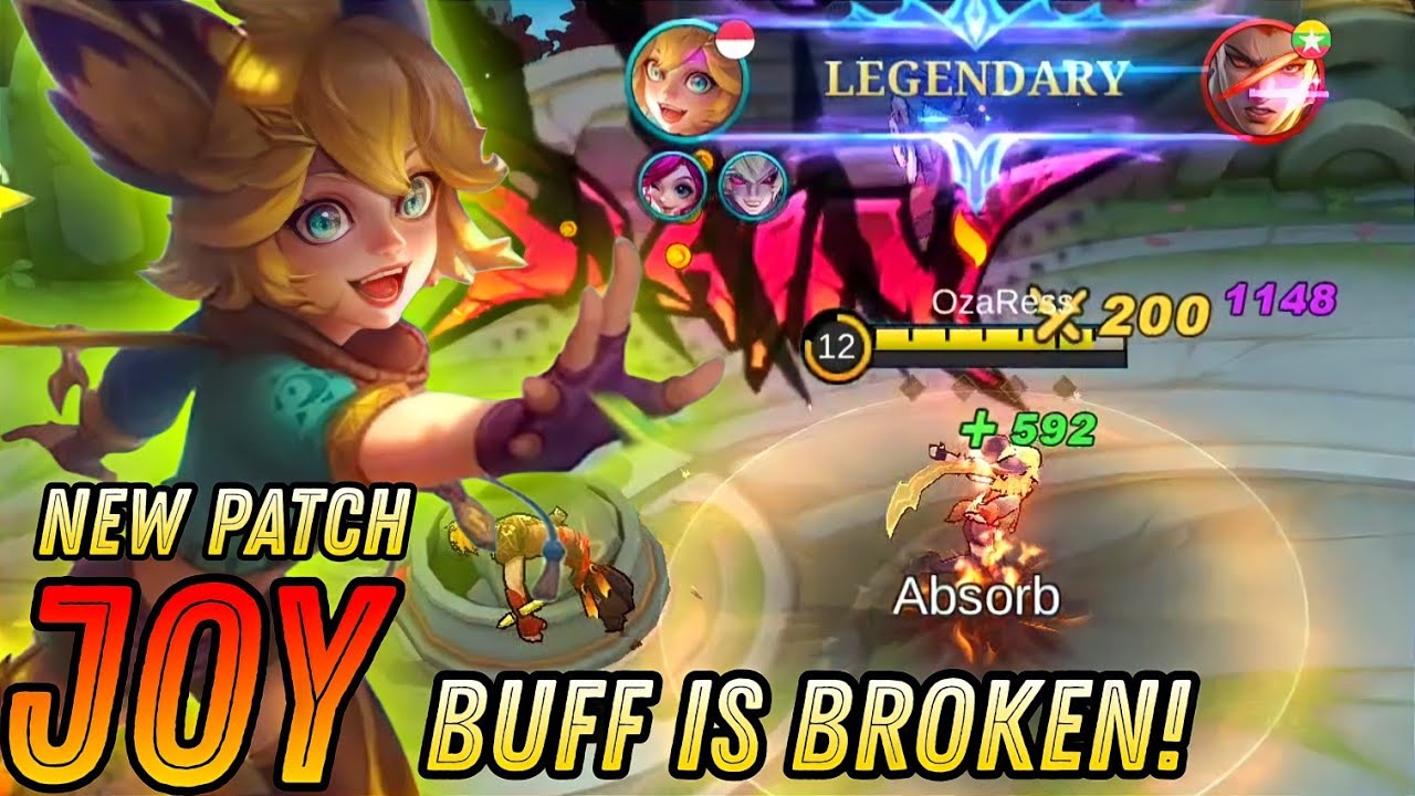 New Patch Joy Buff Again Gameplay - Mobile Legends Bang Bang - YouTube