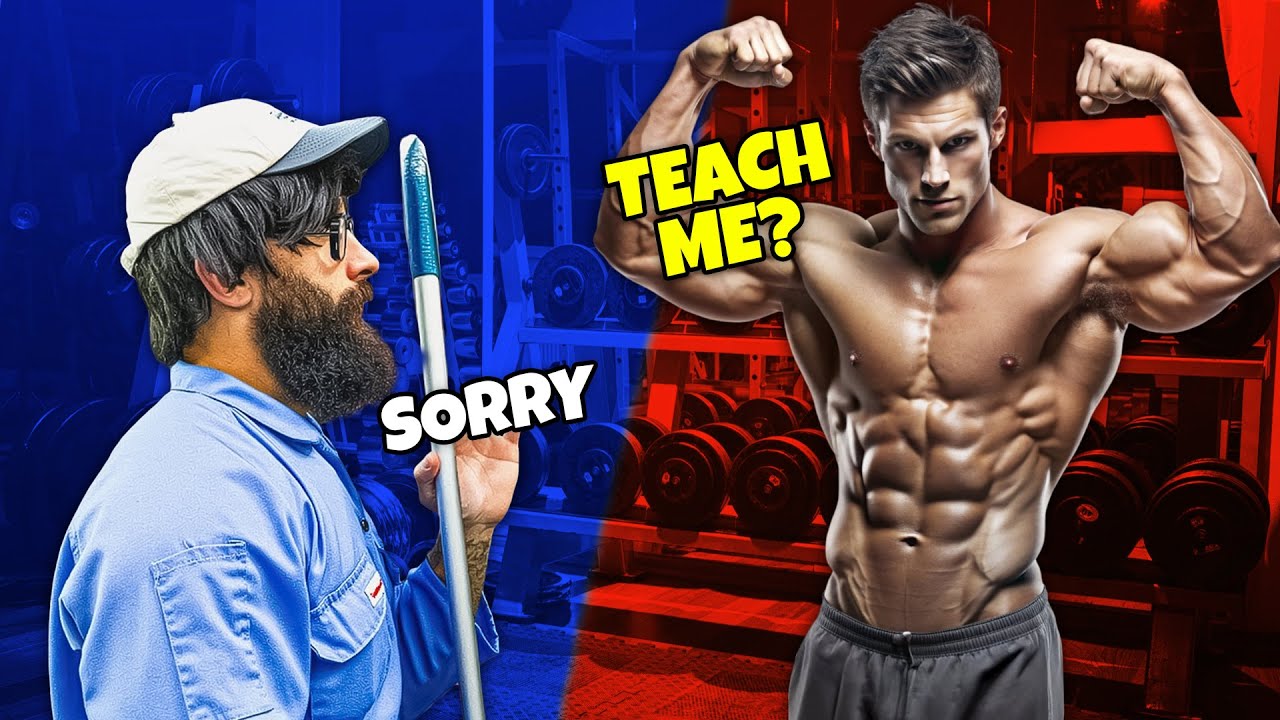 Gym Prank Gone Heavy !Anatoly Lifts 32kg Mop as Cleaner😲 (PART_5) - YouTube