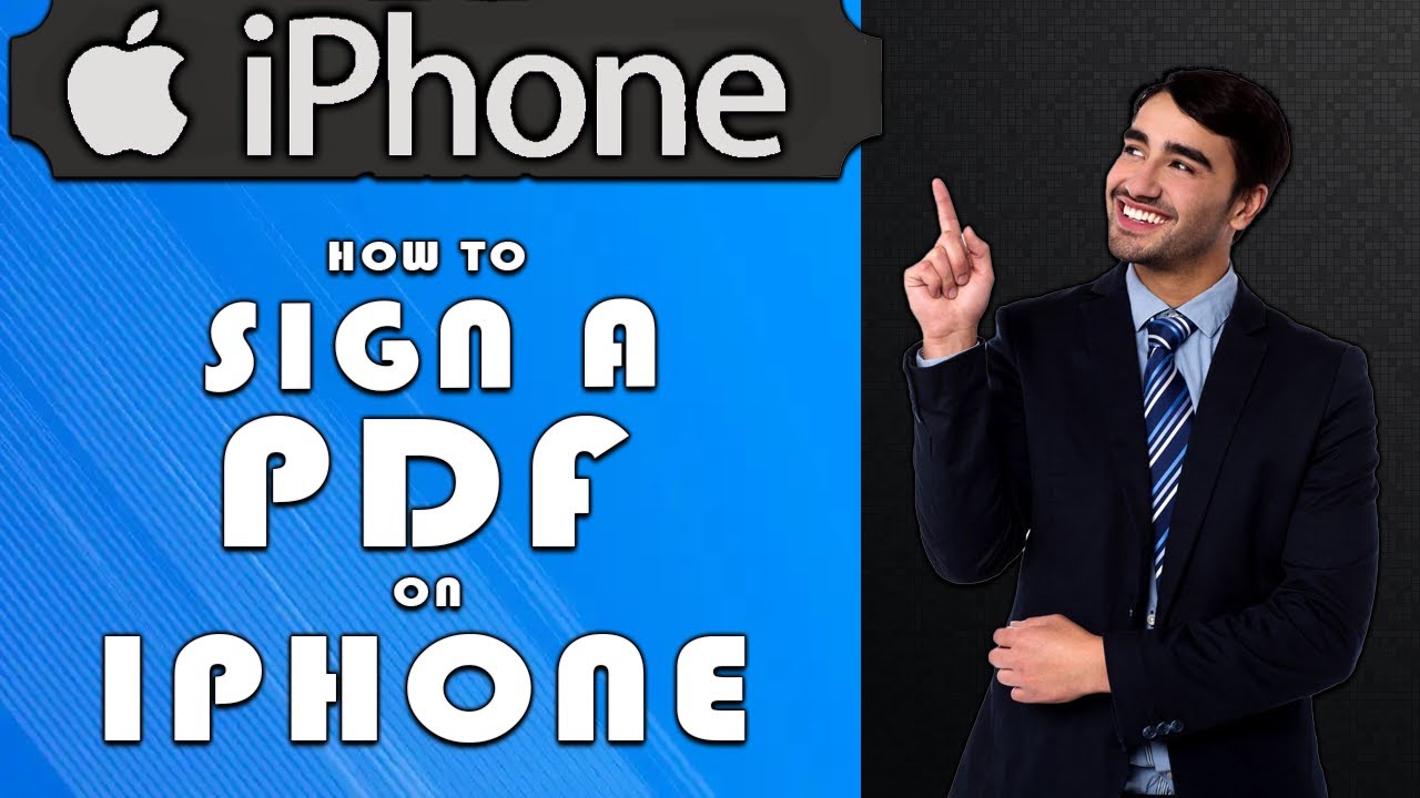 How To Sign A PDF On iPhone (2025) - YouTube