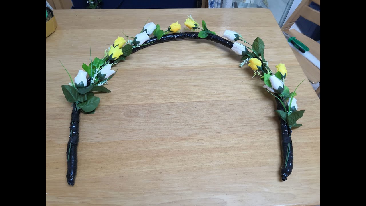 DIY Ballet floral arch - YouTube