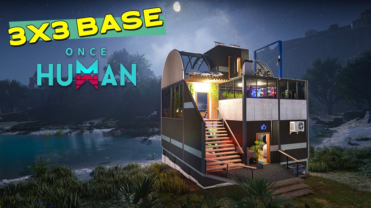 Once Human - A Compact 3x3 Base With All You Need - YouTube