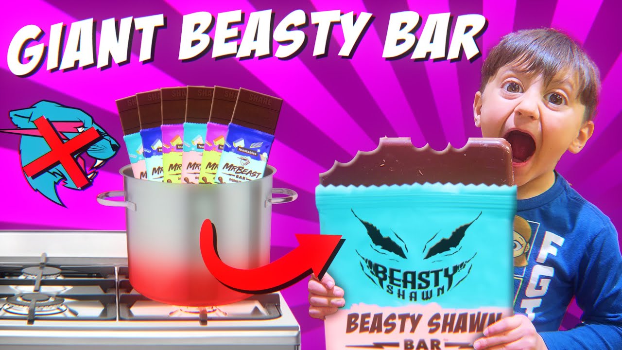 Mr Beast Chocolate Bars Golden Ticket Search! EXTRA BEASTY SHAWN Style ...