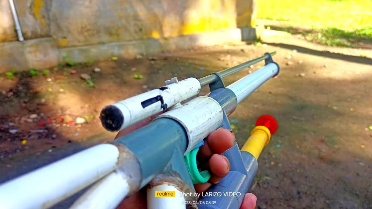 Membuat Laras Senapan PVC - YouTube