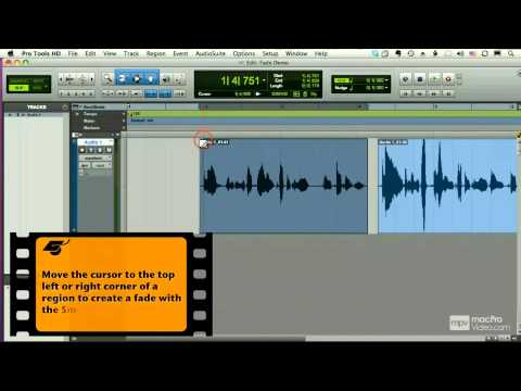 Pro Tools 8 101 - Creating Fades - YouTube