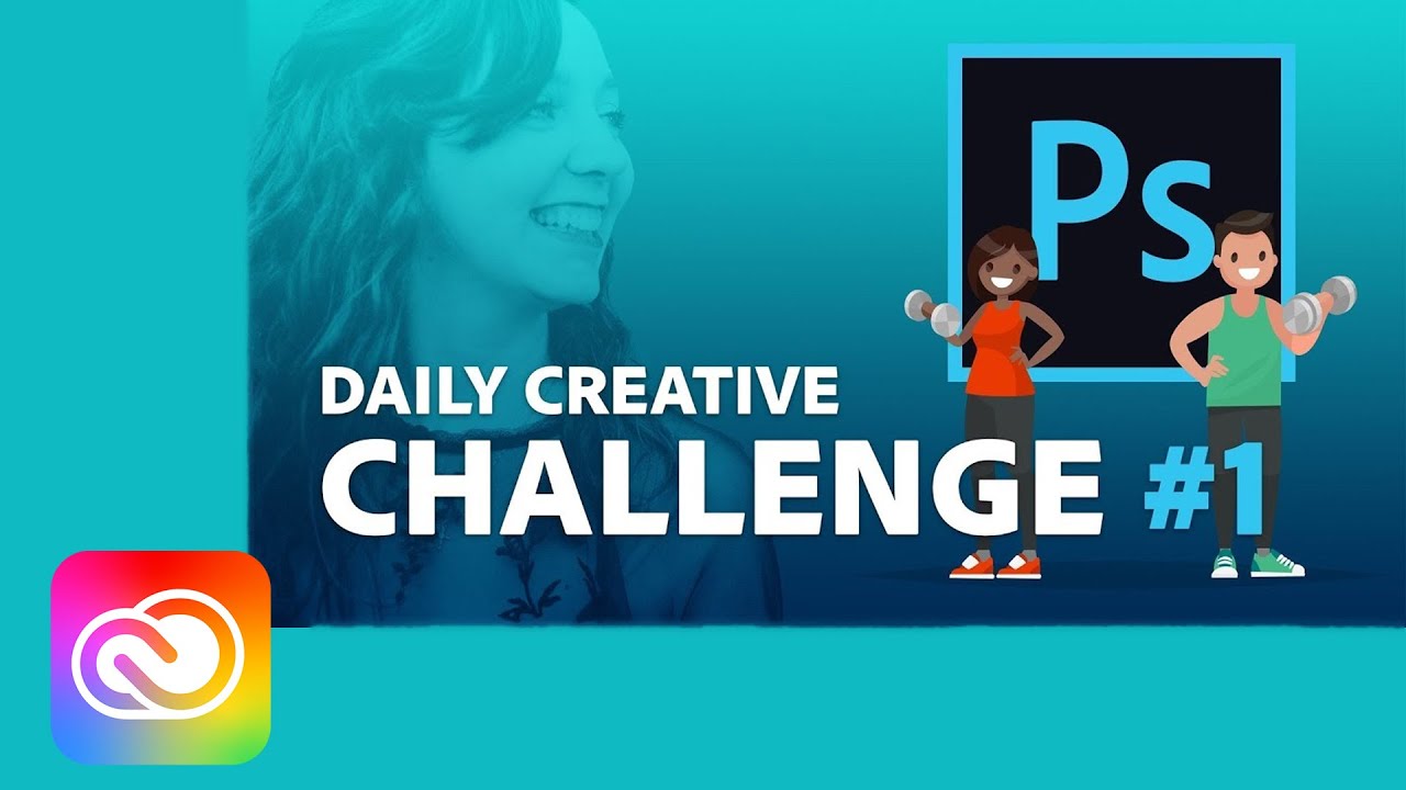 Photoshop Daily Creative Challenge #1 | Adobe Creative Cloud - YouTube