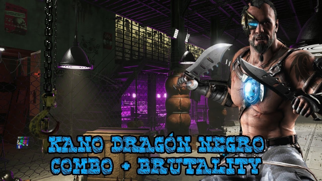MORTAL KOMBAT MOBILE - Kano Dragón Negro - Nuevo (Combo ender y ...