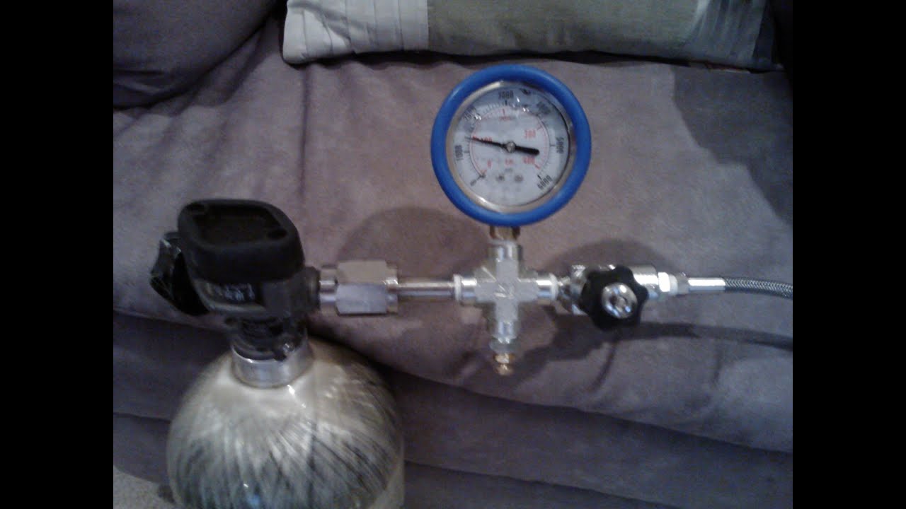 PCP SCBA Air Adaptor Build - YouTube