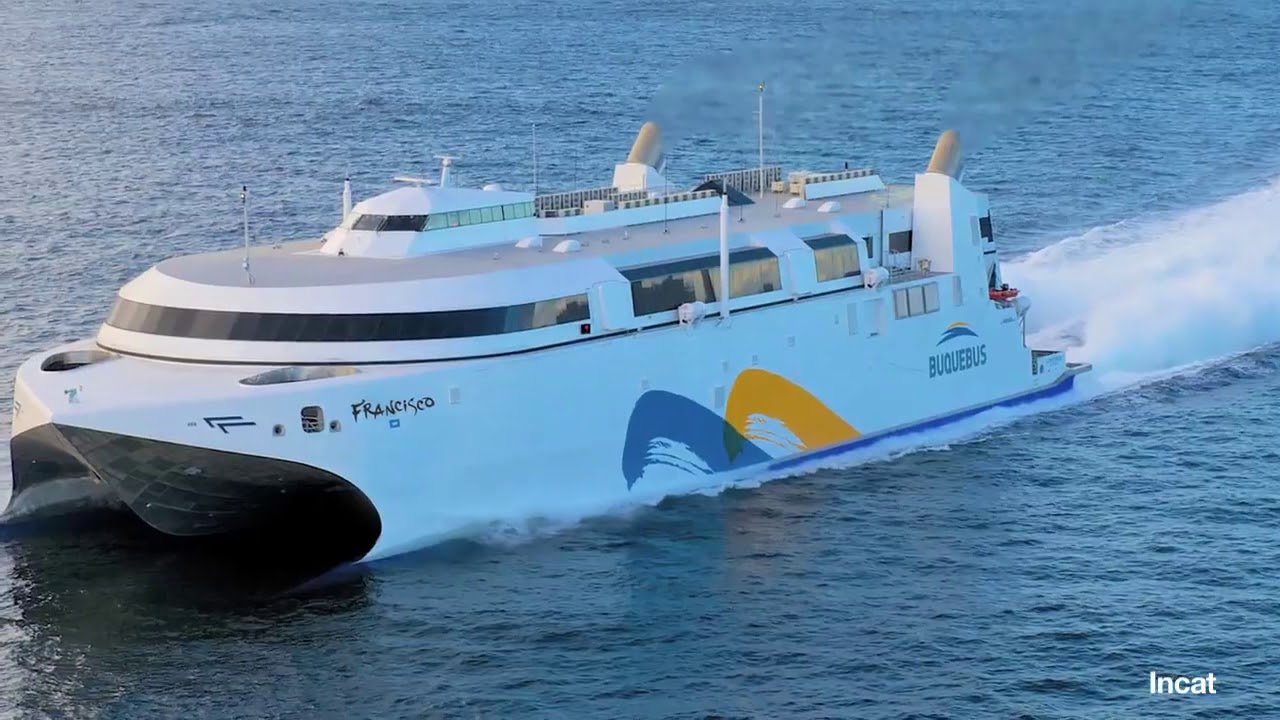 World's Fastest Ship Utilizes Boeing 747 Engines - YouTube