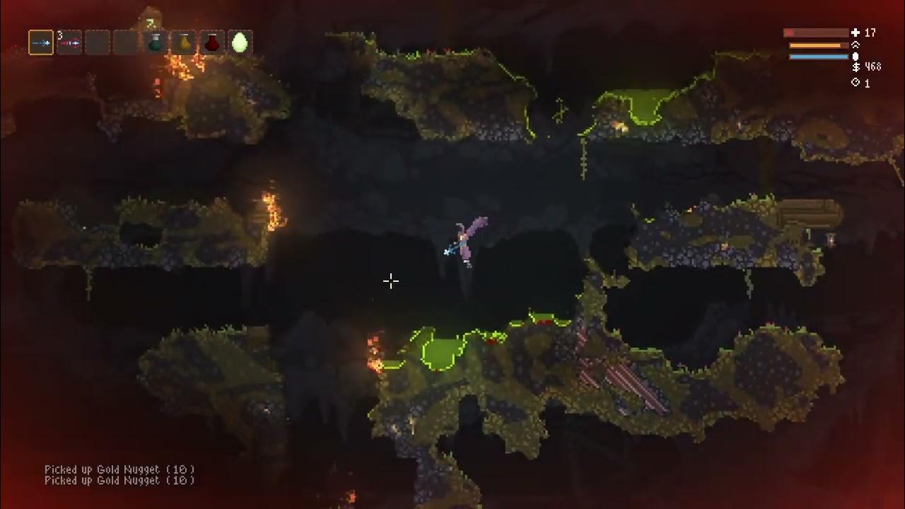 Noita S064E01 Pro player in the Fungal Cavern - YouTube