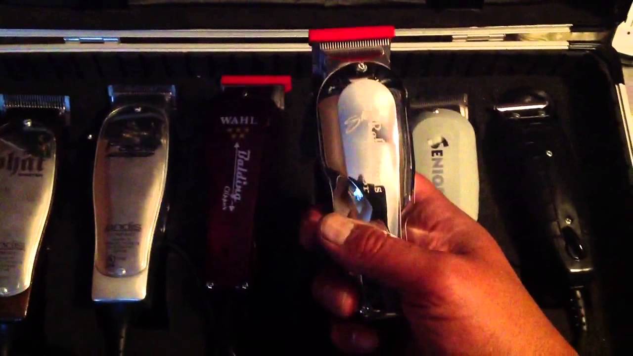 Clipper case and barber tools - YouTube