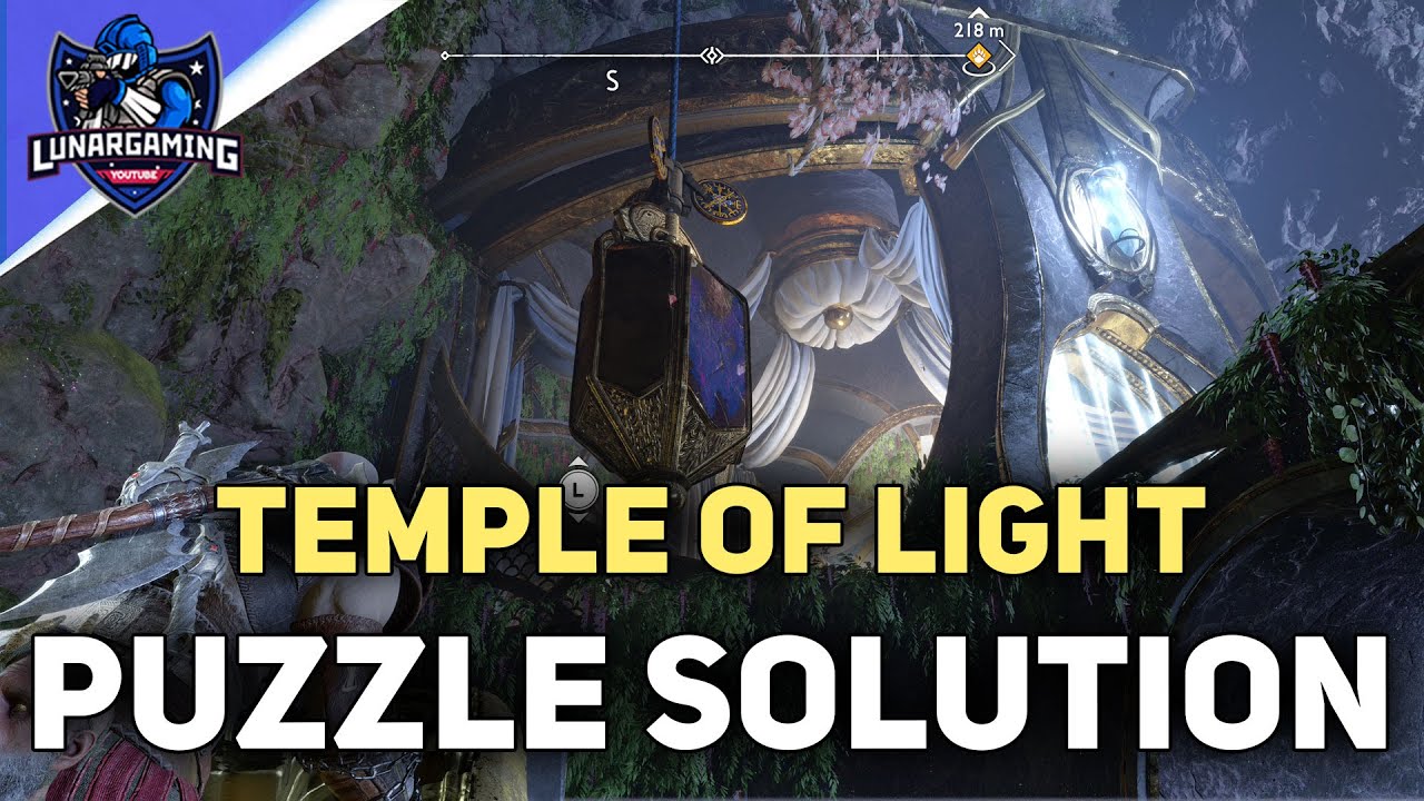 Light Crystal Puzzle Temple of Light God of War Ragnarok - YouTube