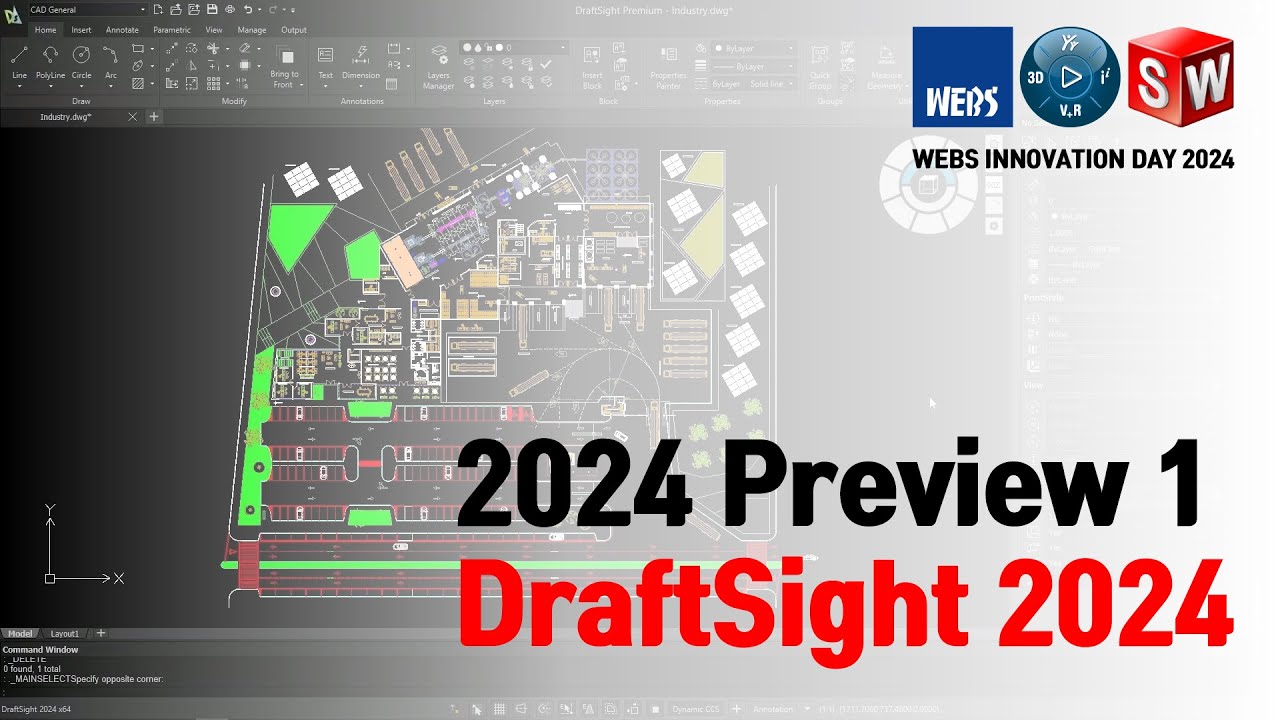 [Innovation 2024] 세션3-1. 2024 Preview_DraftSight 2024 - YouTube