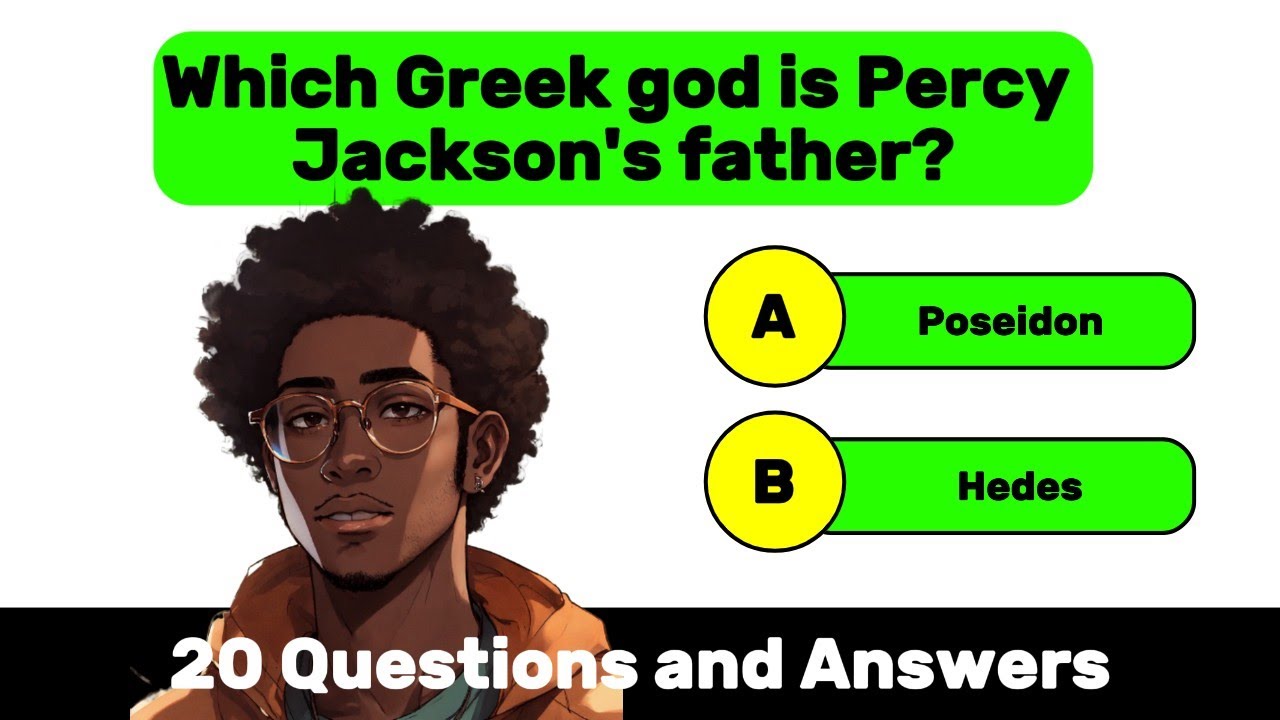 Percy Jackson - Trivia Quiz, 20 Questions and Answers - YouTube