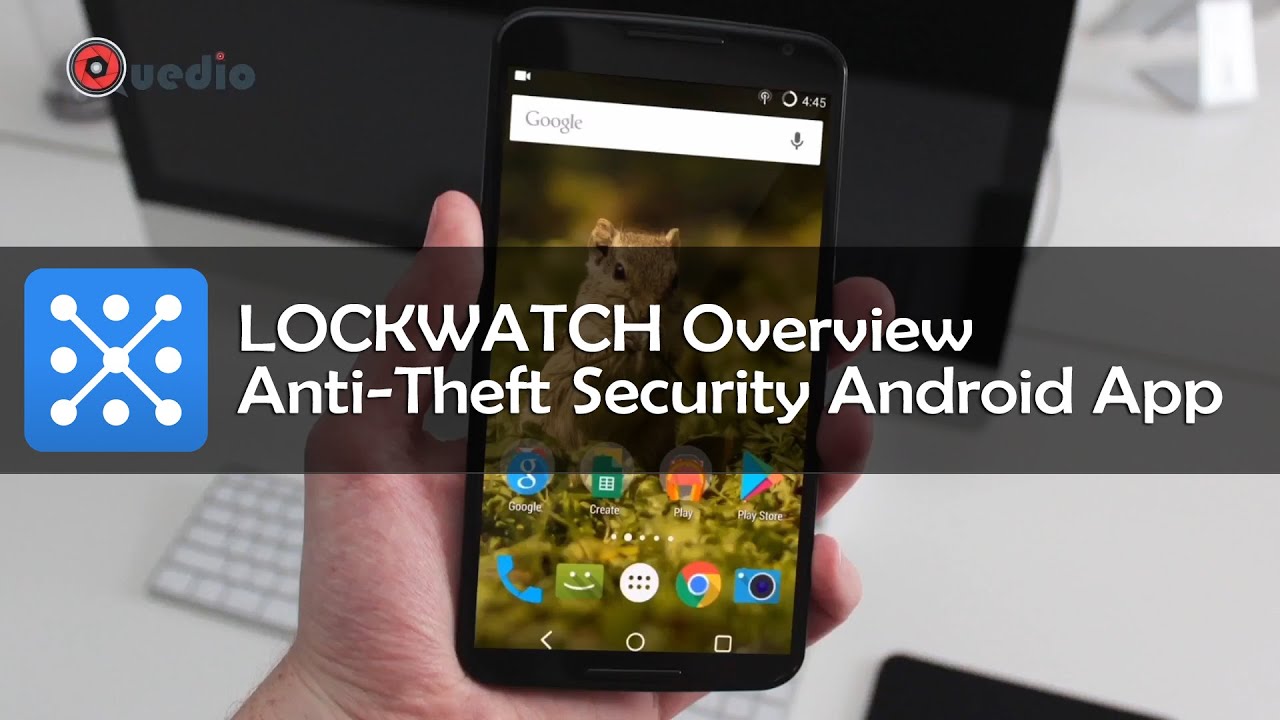 Anti-Theft Security Android Application Overview - LockWatch - YouTube