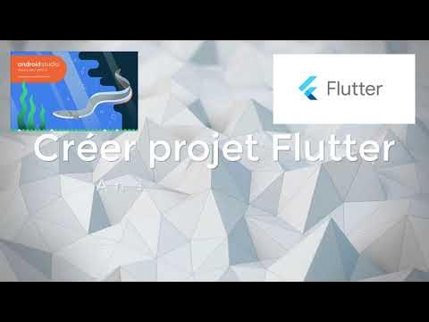 Créer projet Flutter avec Android Studio Electric Eel 2022 بالدارجة - YouTube