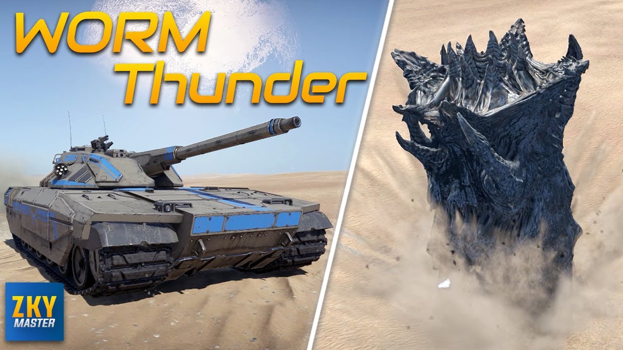 🔴 CACING RAKSASA PEMAKAN TANK Dune Versi Gaijin (Worm Thunder) - War ...