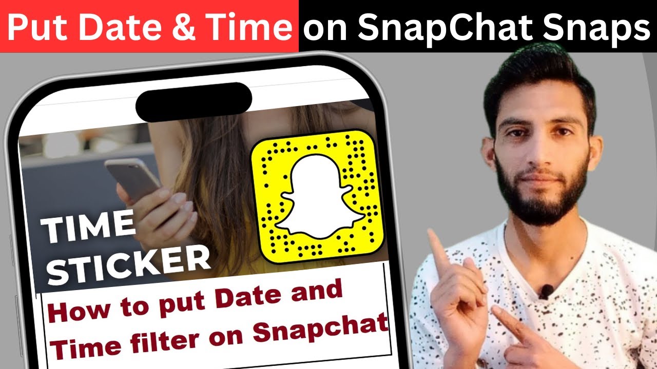How to show date and time on snapchat snaps | How to put date and time ...