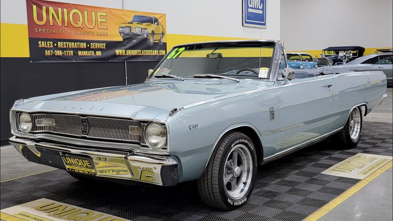 1967 Dodge Dart GT Convertible | For Sale $39,900 - YouTube