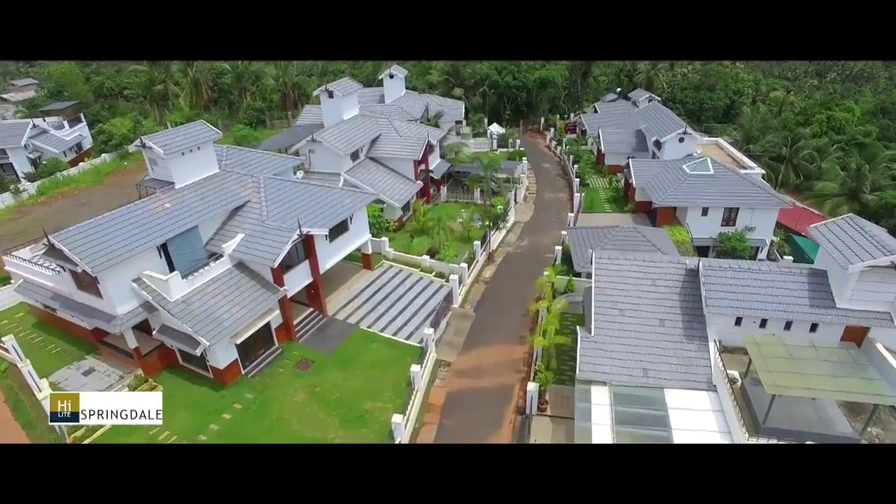 HiLITE SPRINGDALE | Luxury Villas In Calicut, Kerala - YouTube