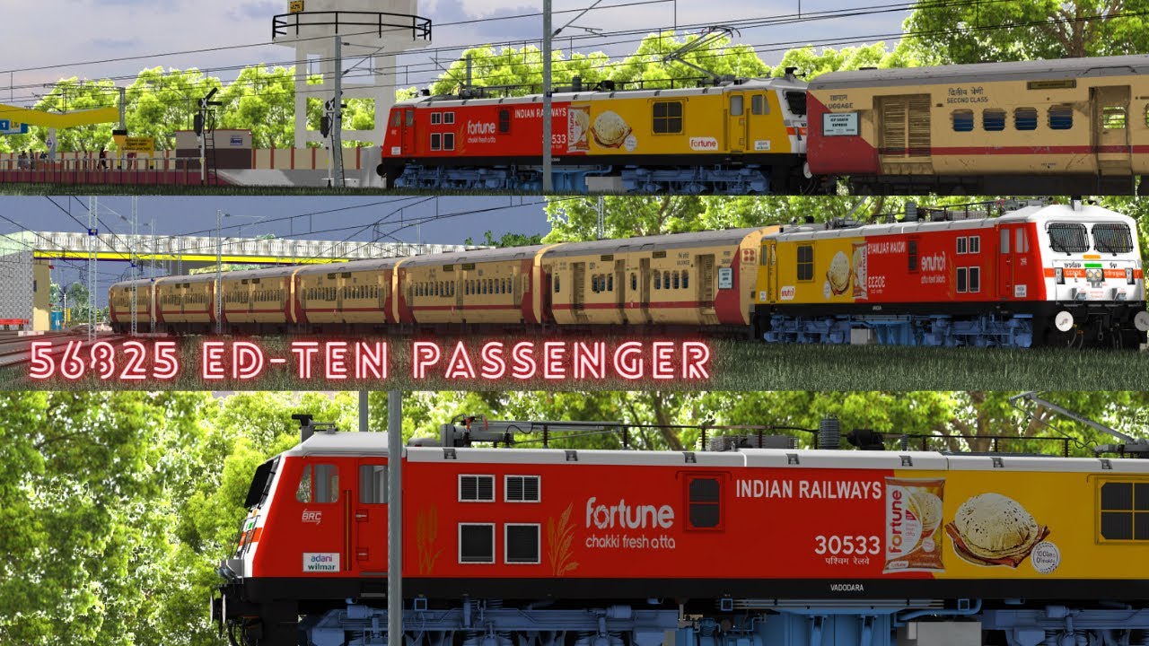 56825 Erode Ten Express At Dindigul To attach of the coaches - YouTube
