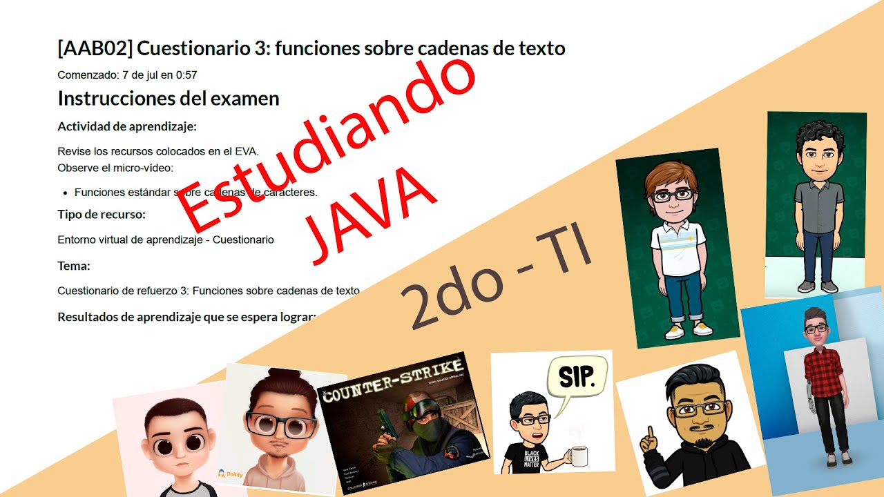 ESTUDIANDO JAVA || CUESTIONARIO 3 || FUNDAMENTOS DE PROGRAMACIÓN - YouTube
