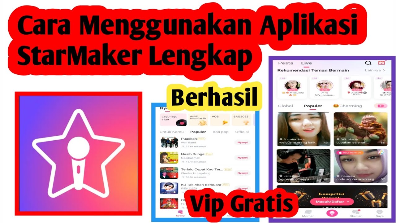 Cara Menggunakan Aplikasi StarMaker | Cara Pakai Aplikasi StarMaker - YouTube