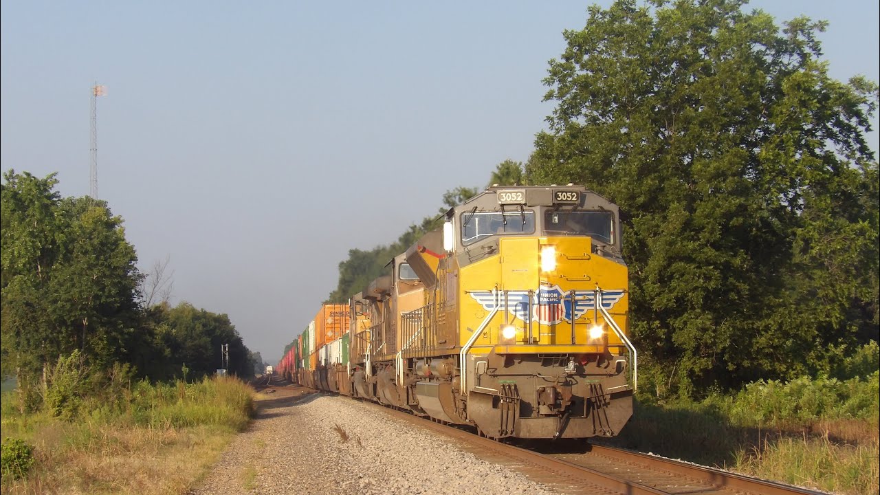 8-4-2024 UP Chester And Hoxie Sub Action With T4 ACe 3052 Leading ZMNNP, and CSX T4 Leading ...