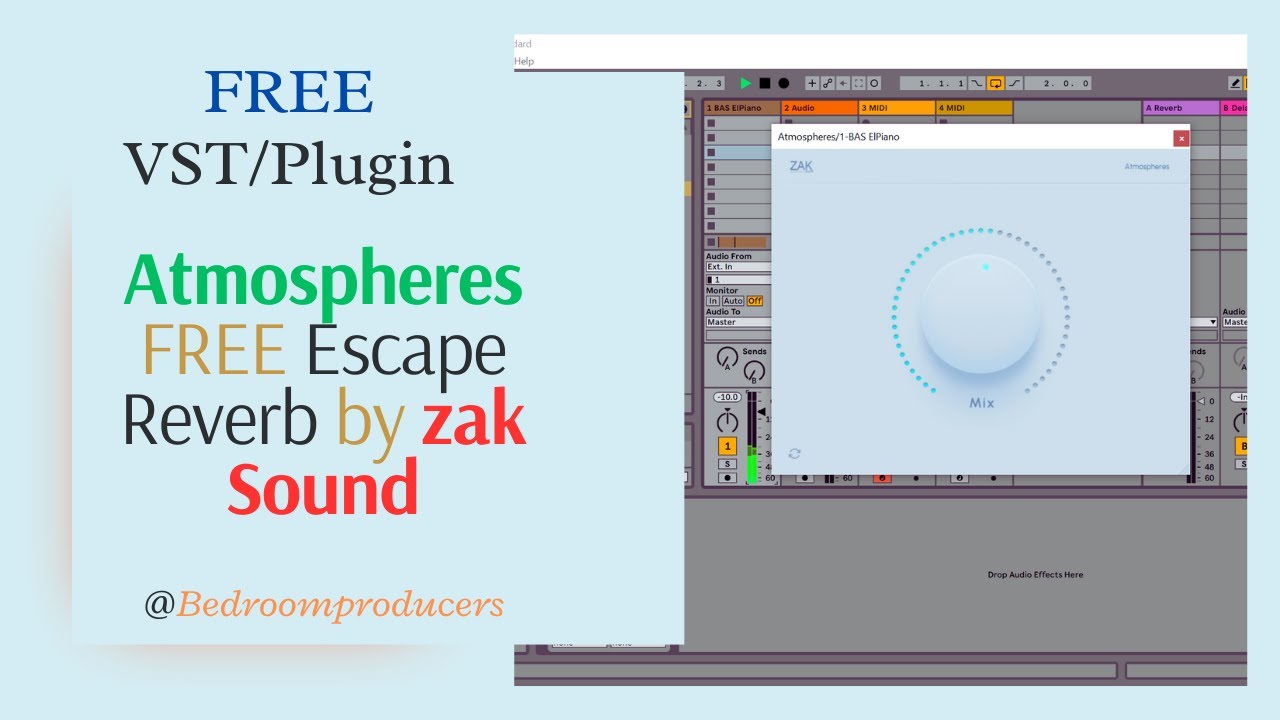 Atmospheres - FREE Escape Reverb VST/Plugin by ZAK Sound #Atmospheres # ...