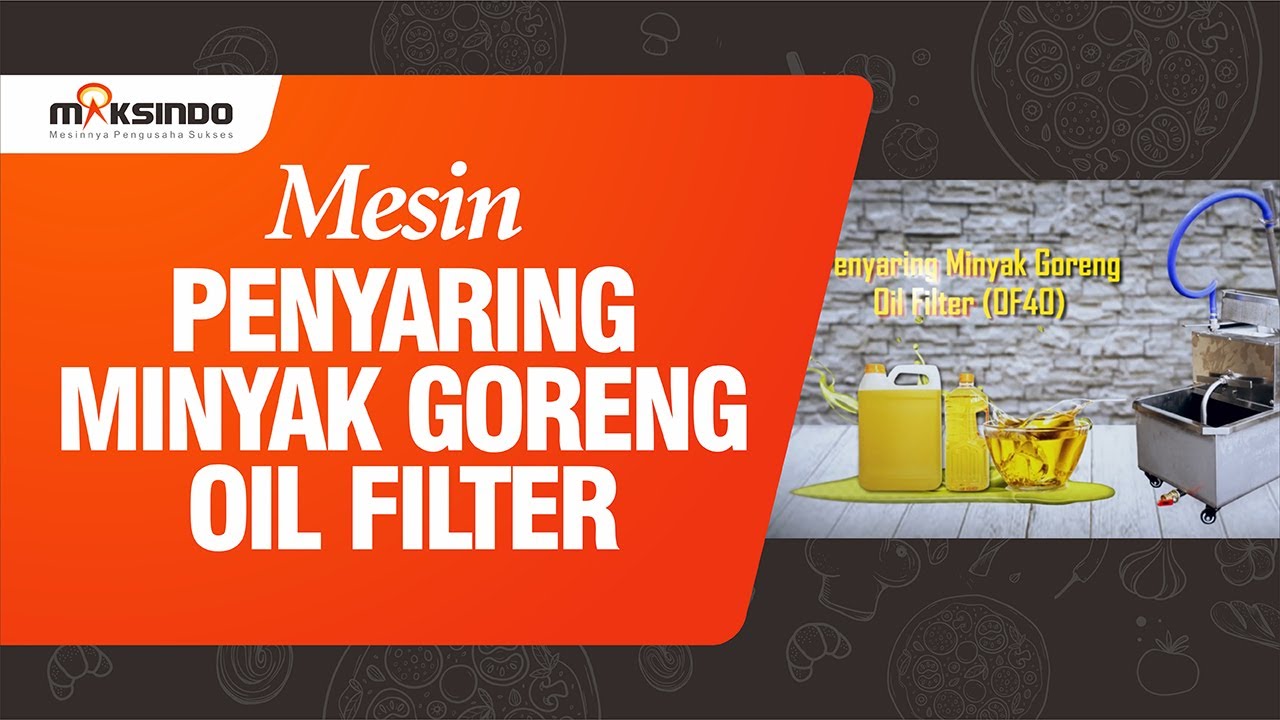 Penyaring Minyak Goreng Oil Filter (OF40) - YouTube