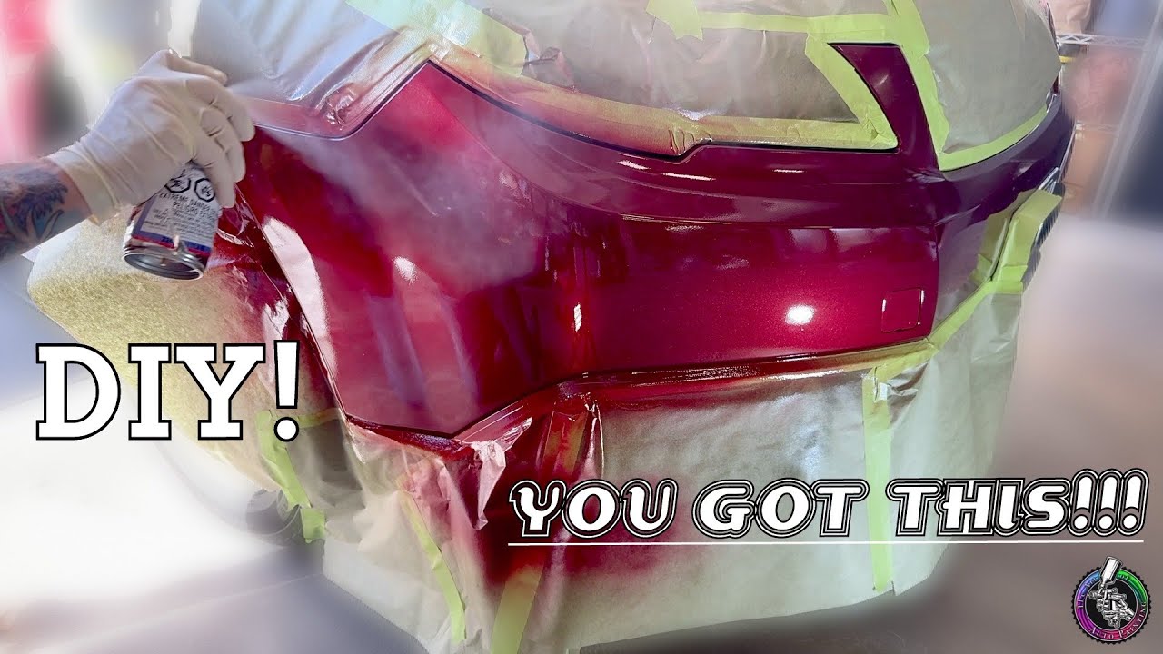 DIY auto painting, achieving pro results with spray cans!!! - YouTube
