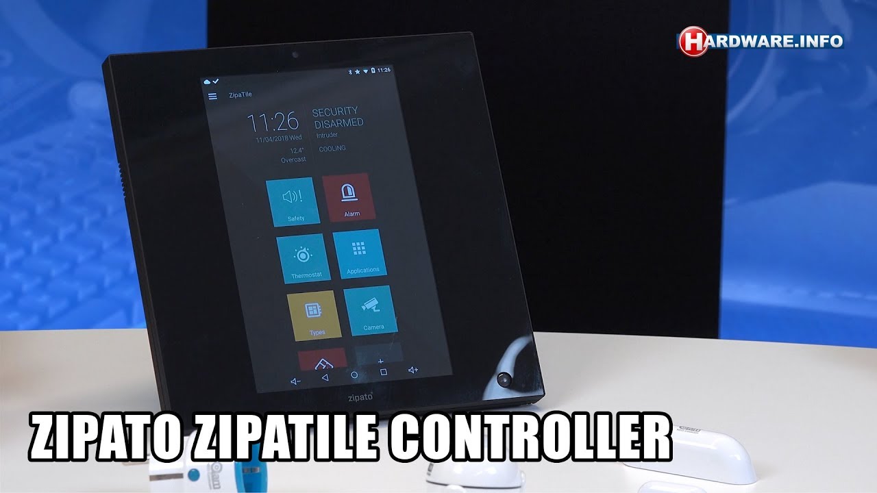 Zipato ZipaTile home automation controller review - Hardware.Info TV (4K UHD) - YouTube