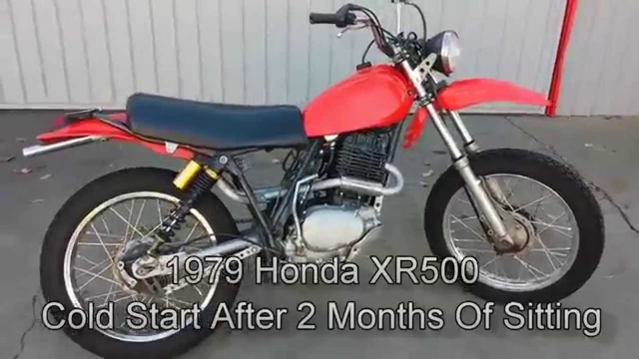 1979 Honda XR500 Cold Start - YouTube