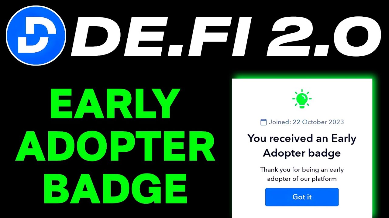 De.Fi 2.0 Early Adopter Program | DeDotFi Early Adopter Program | De.Fi 2.0 Early Adopter ...