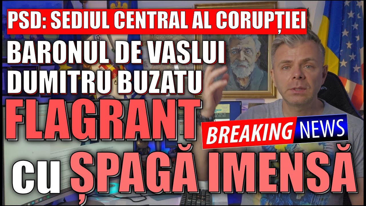 Baronul PSD Dumitru Buzatu prins în flagrant cu o spagă imensă. Jupânul ...