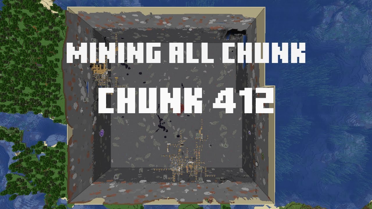 Mining all the chunks in Minecraft (Chunk 412) in 1 Minute - YouTube