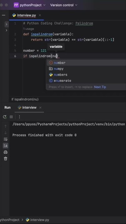 Python Coding Challenge Palindrome Shorts Shortvideo Trending Viral Python Tricks Ai