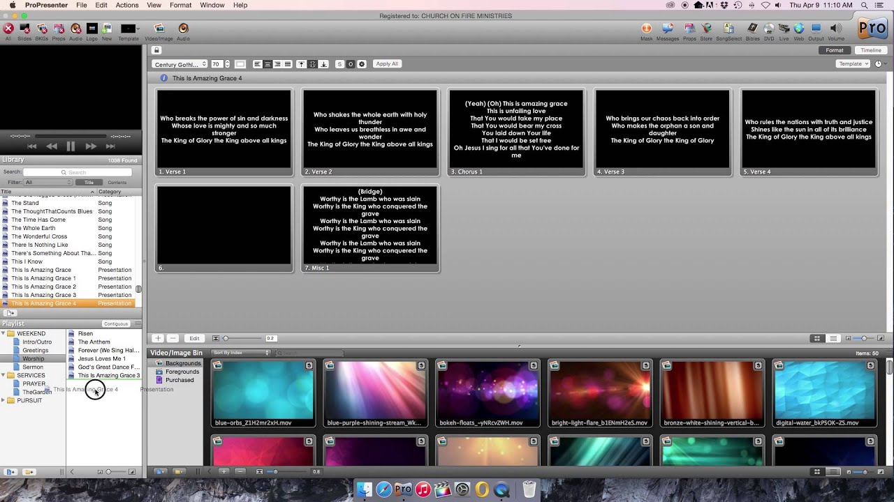 ProPresenter Tutorial: Lesson 4 - Adding Worship Songs - YouTube