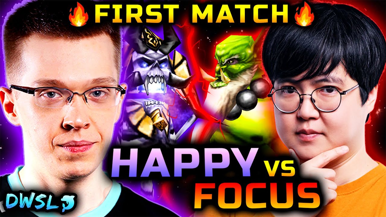 WC3’s BIGGEST Tournament Begins! 💥 Happy vs FoCuS 🐬 Dolphin Warcraft ...