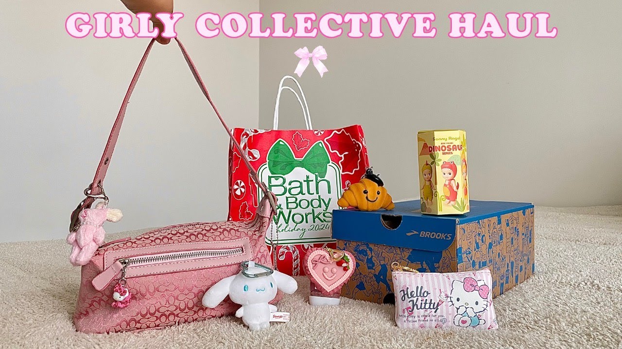 Girly collective haul 🛍️🎀 (Bath & body works, Sonny Angels, New purse ...